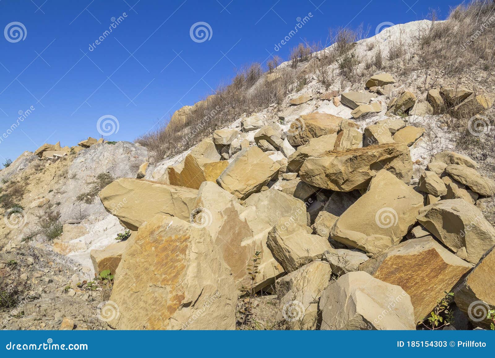 Spoil pile stock image. Image of spoil, mineral, broken - 185154303