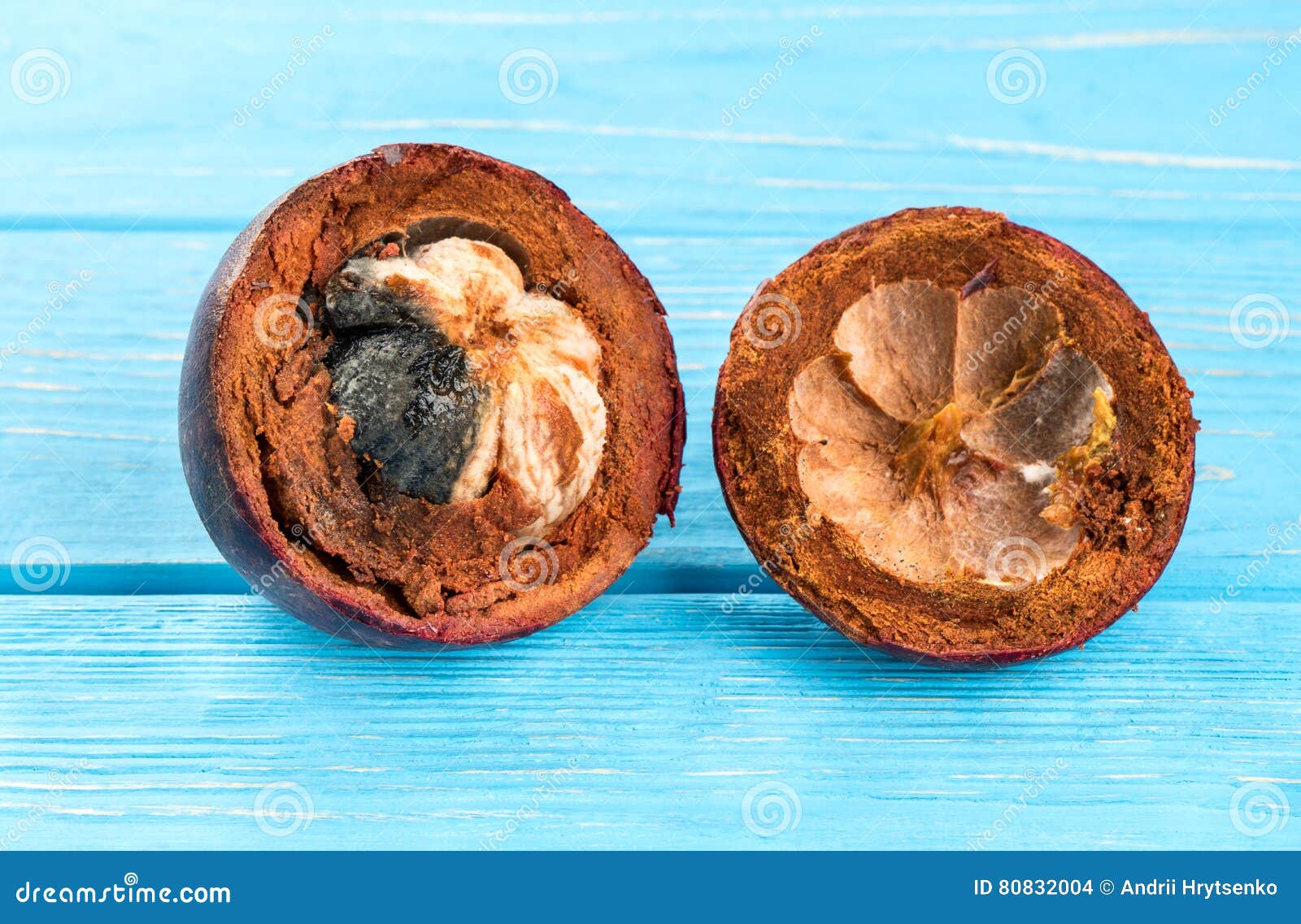 Spoiled fruit mangosteen stock photo. Image of eating - 80832004