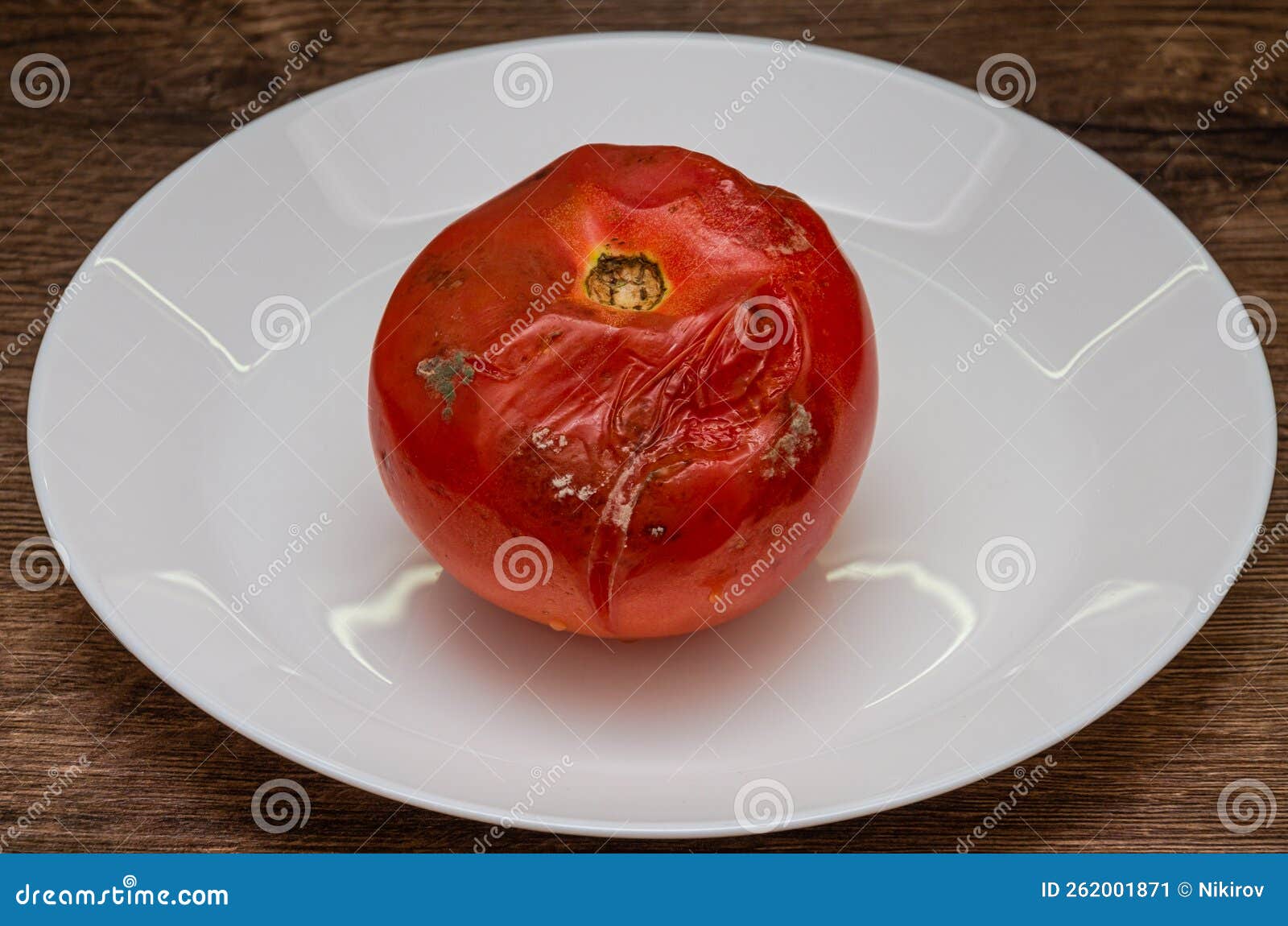Old Moldy Tomato, Unhealthy And Disgusting Vegtable Royalty-Free Stock ...
