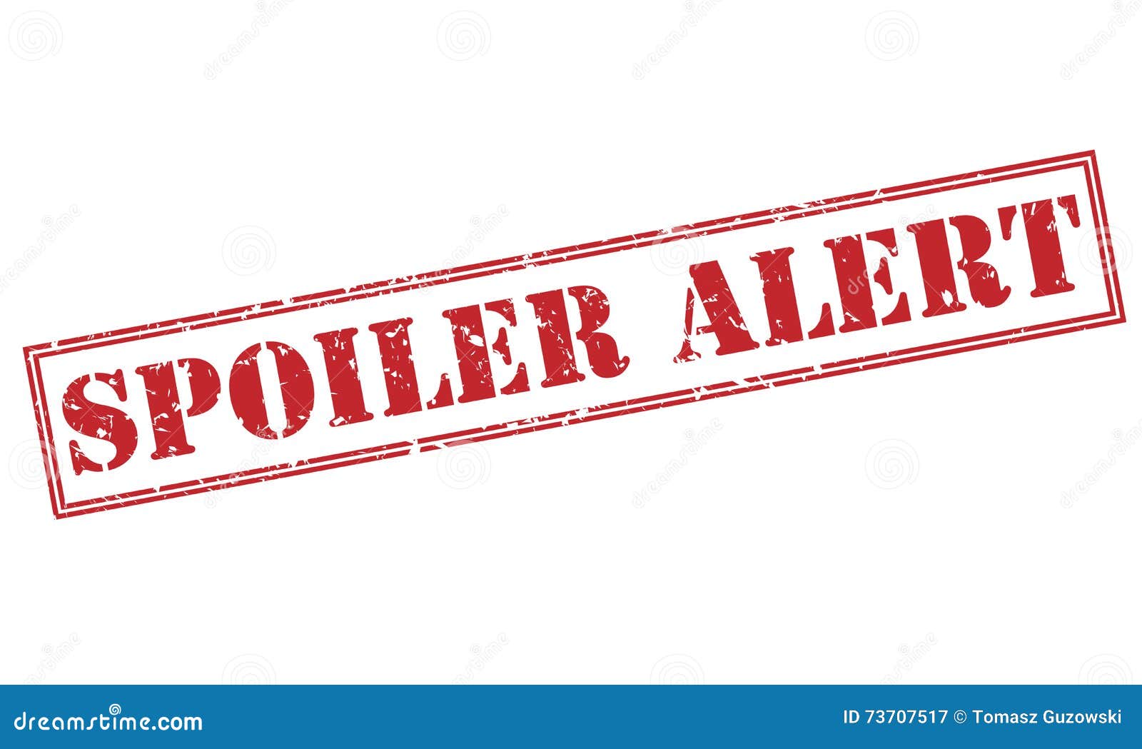 Spoiler Alert Red Stamp Stock Image | CartoonDealer.com #73707517