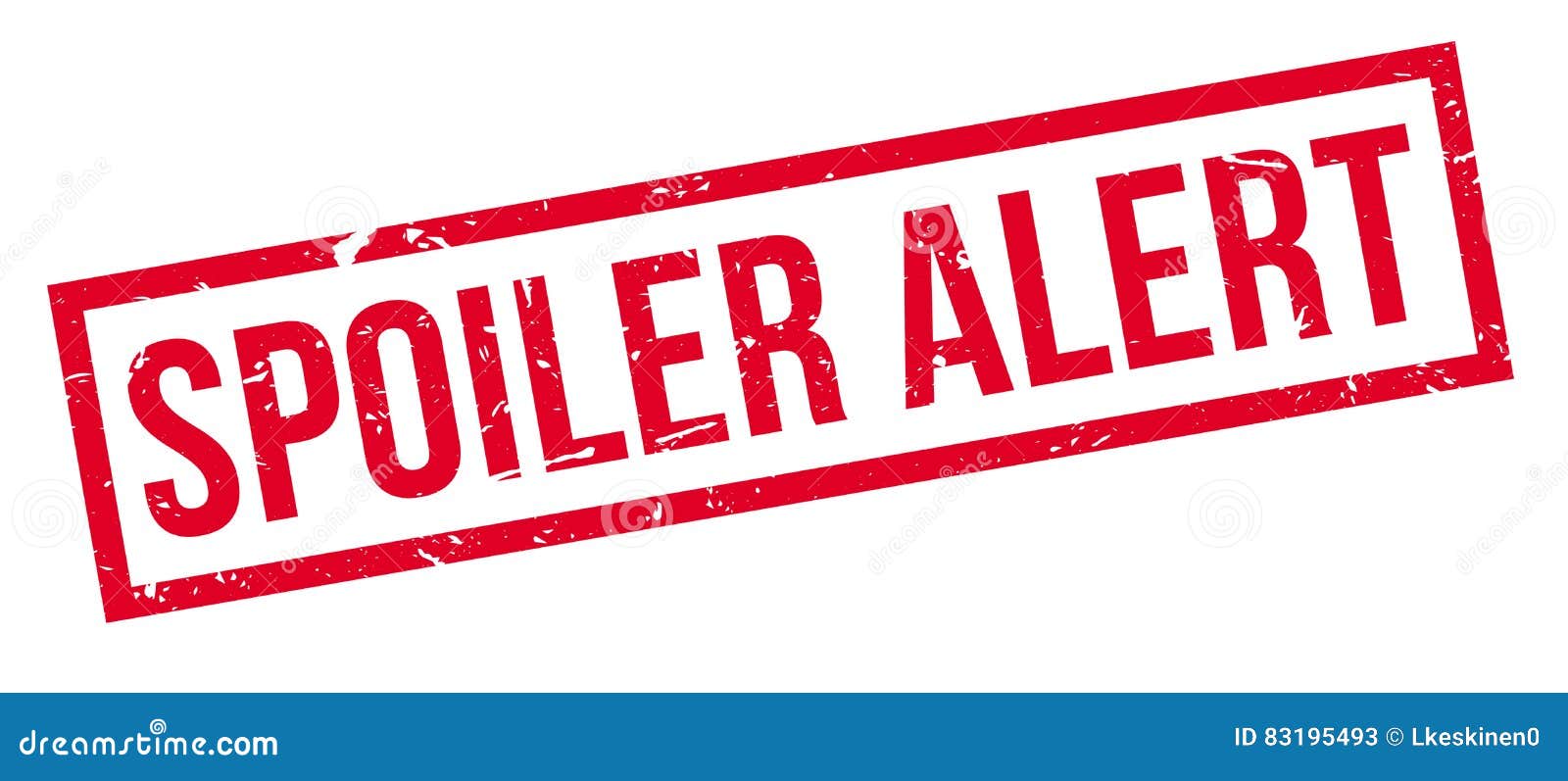 Spoiler Alert rubber stamp stock illustration. Illustration of movie ...