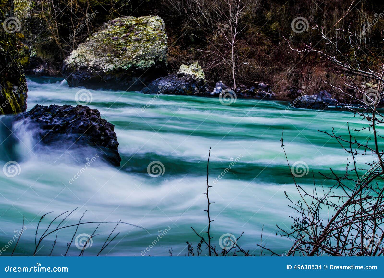 Spokane river stock photo. Image of exposure, landscape - 49630534