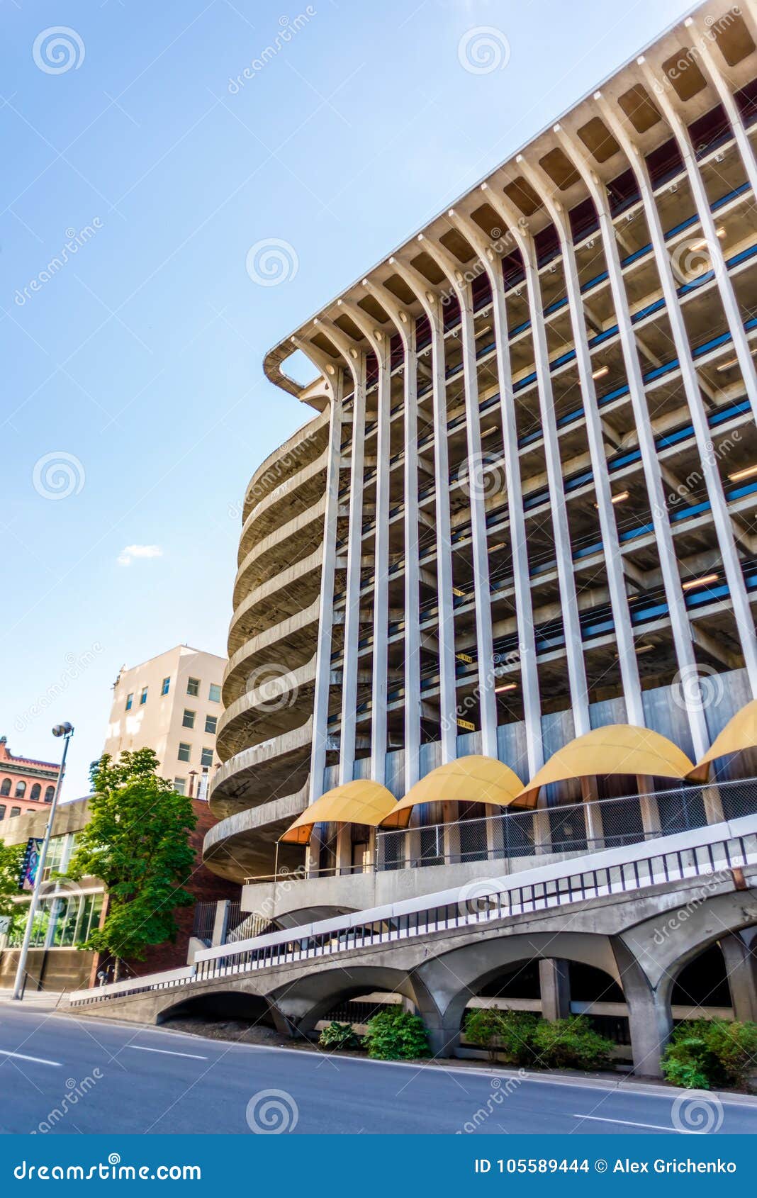Spokane Washington City Skyline and Streets Stock Photo - Image of city ...
