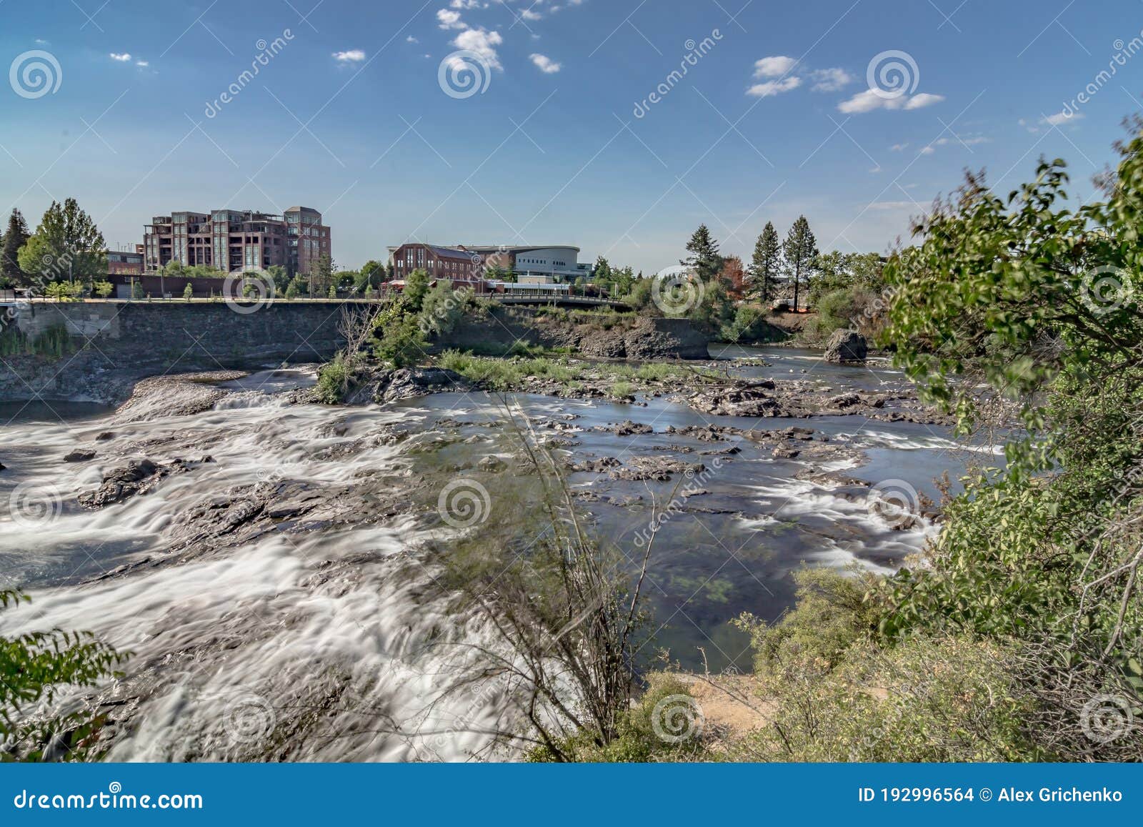 Spokane Washington Downtown and Street Scenes Stock Photo - Image of ...
