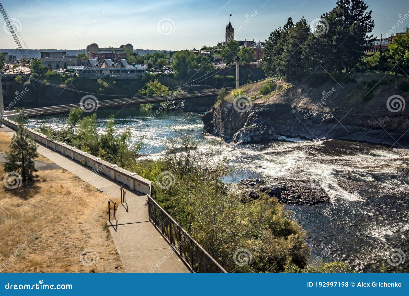 Spokane Washington Downtown and Street Scenes Stock Photo - Image of ...