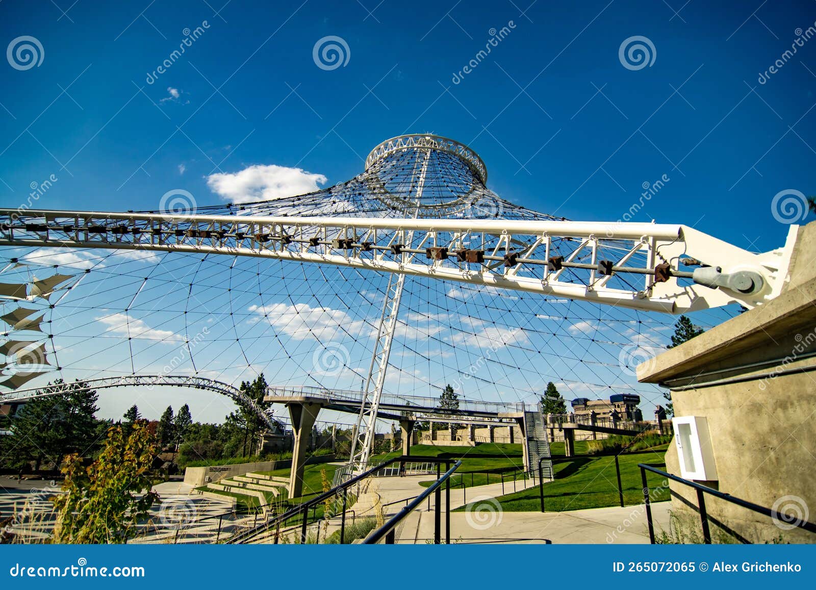 Spokane Washington Downtown in Summer Stock Image - Image of ...