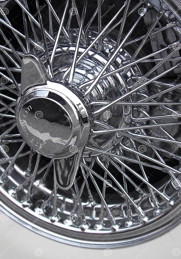 Spoke wheel stock image. Image of wire, vintage, luxurious - 15513625