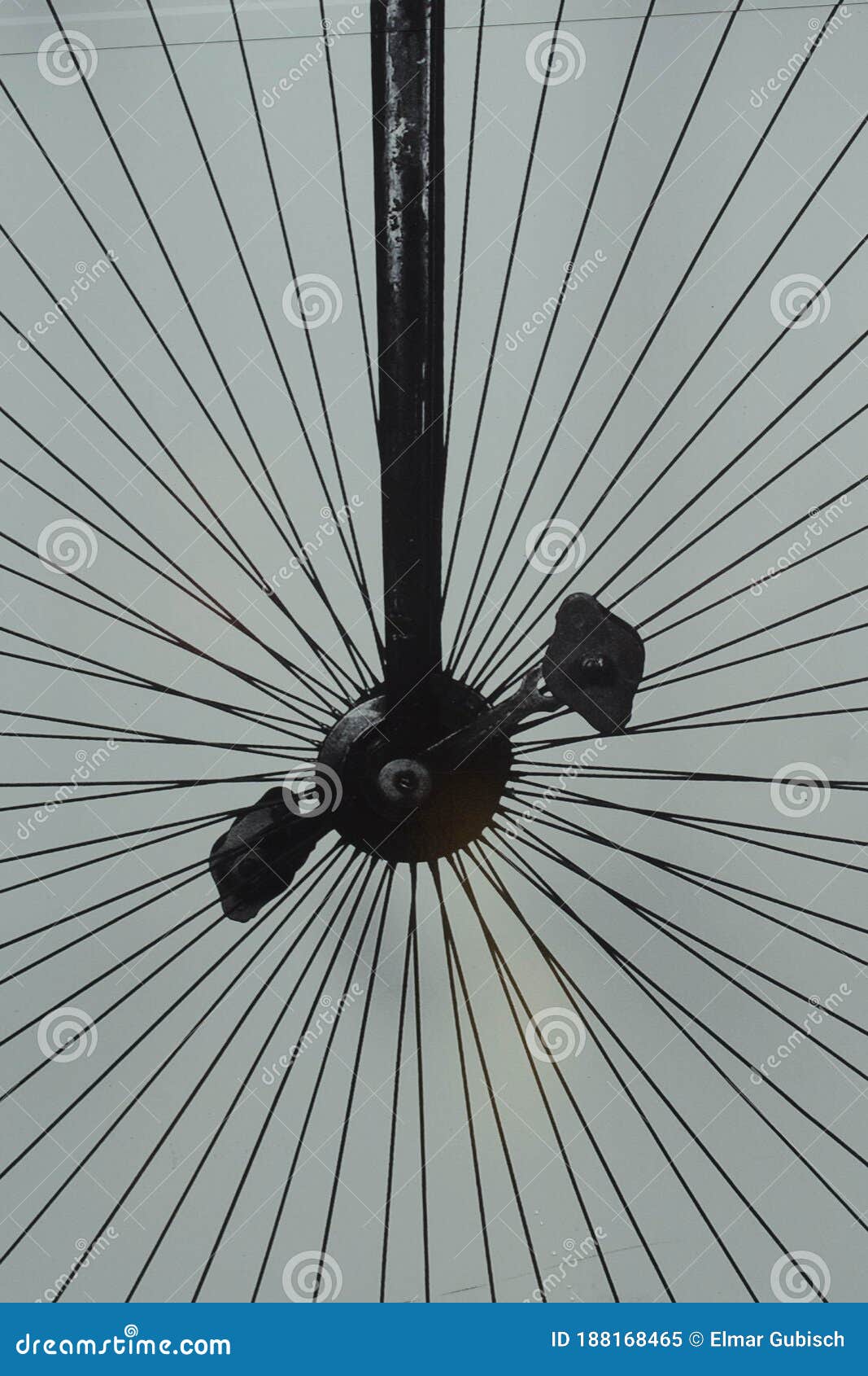The spokes from a bicycle stock image. Image of roadway - 188168465