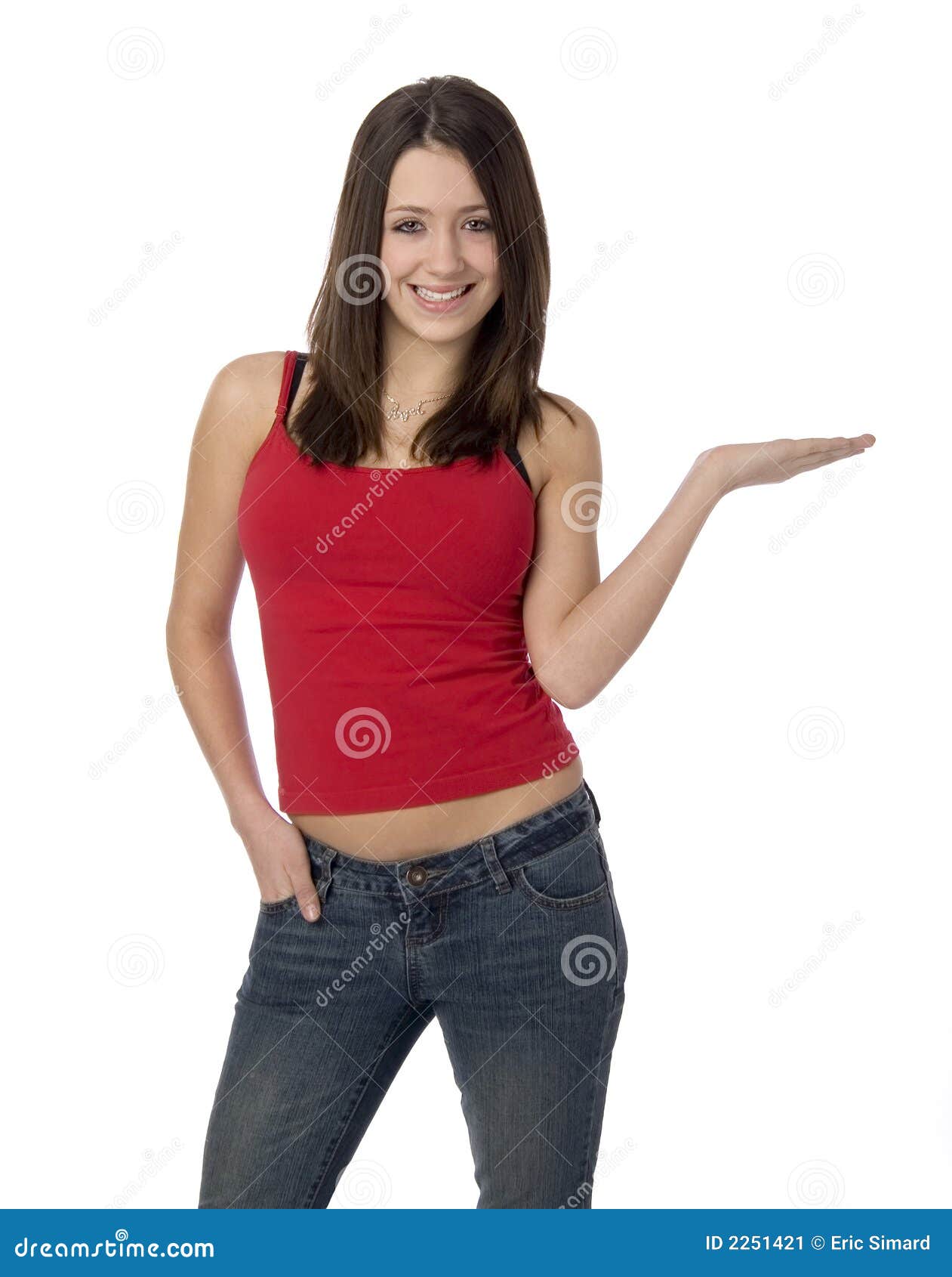 Spokesperson stock image. Image of extended, pretty, female - 2251421