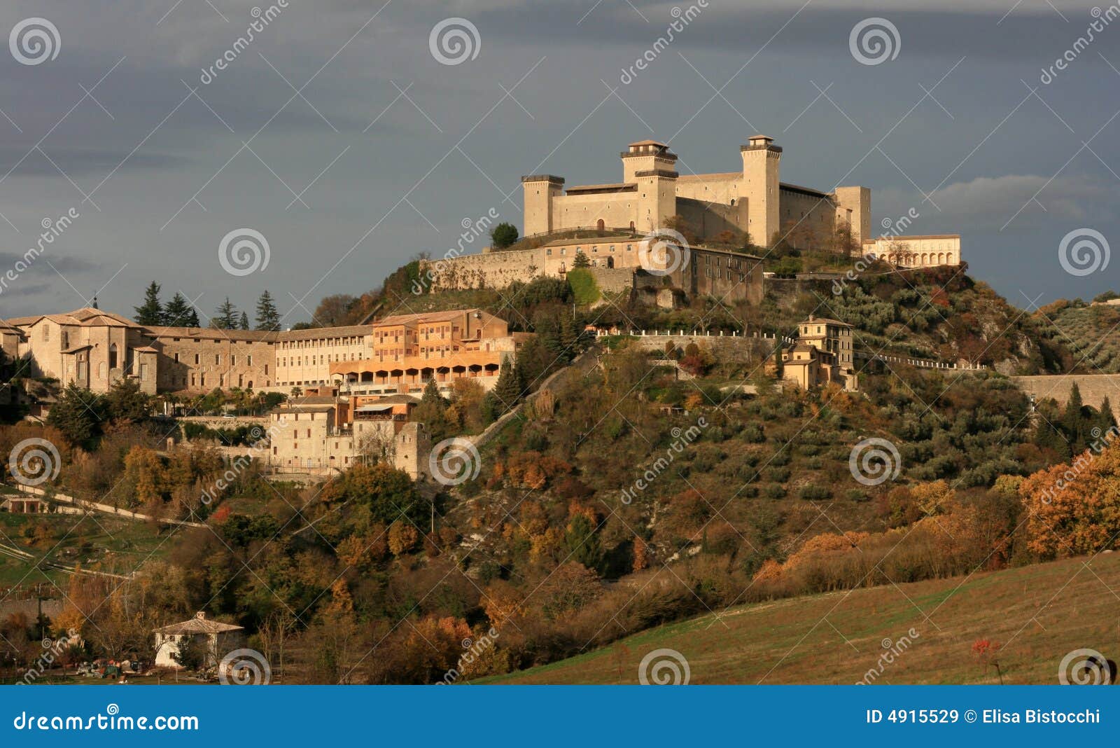Spoleto, umbria stock image. Image of classical, central - 4915529