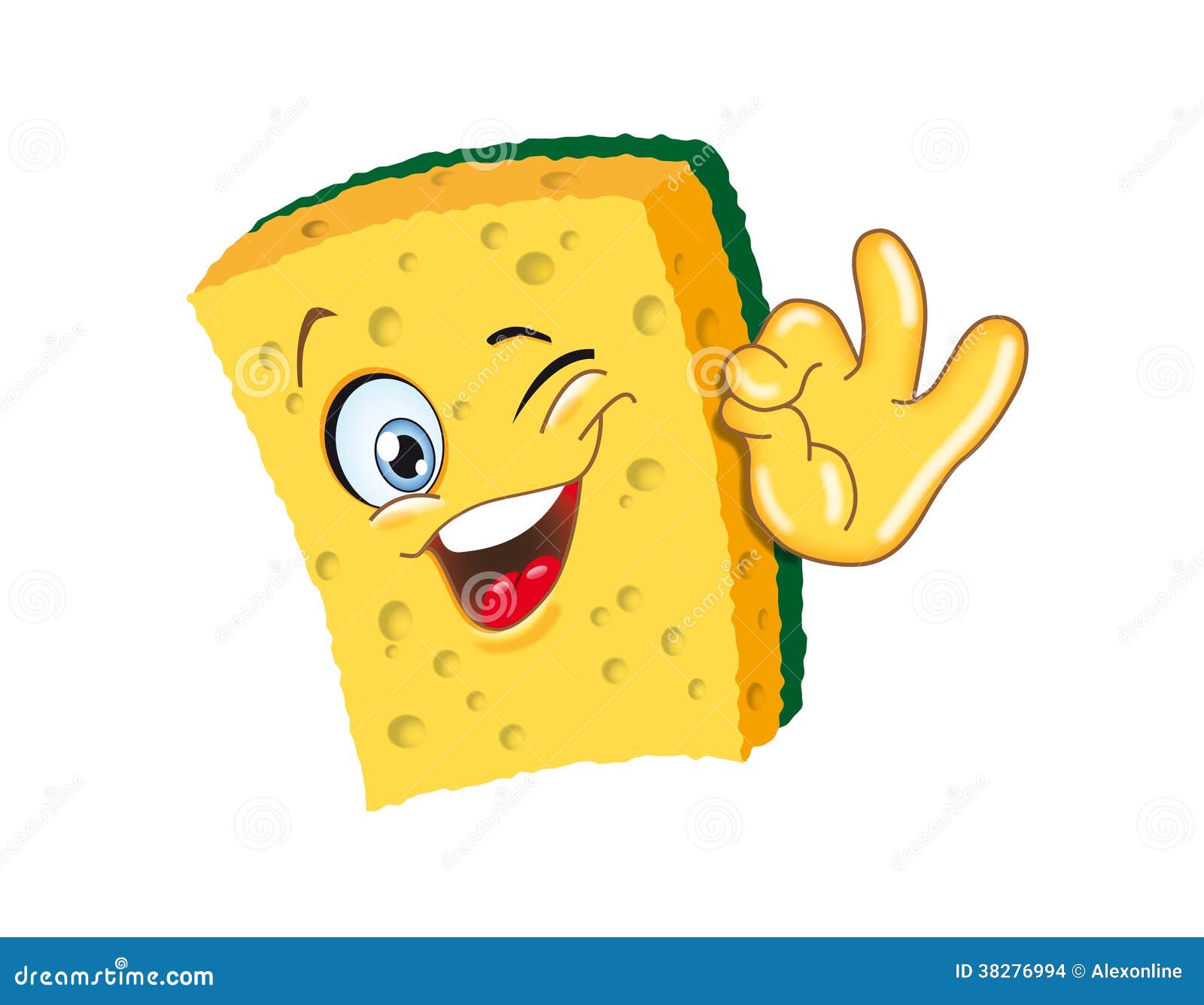 Sponge stock illustration. Illustration of sponge, wash - 38276994