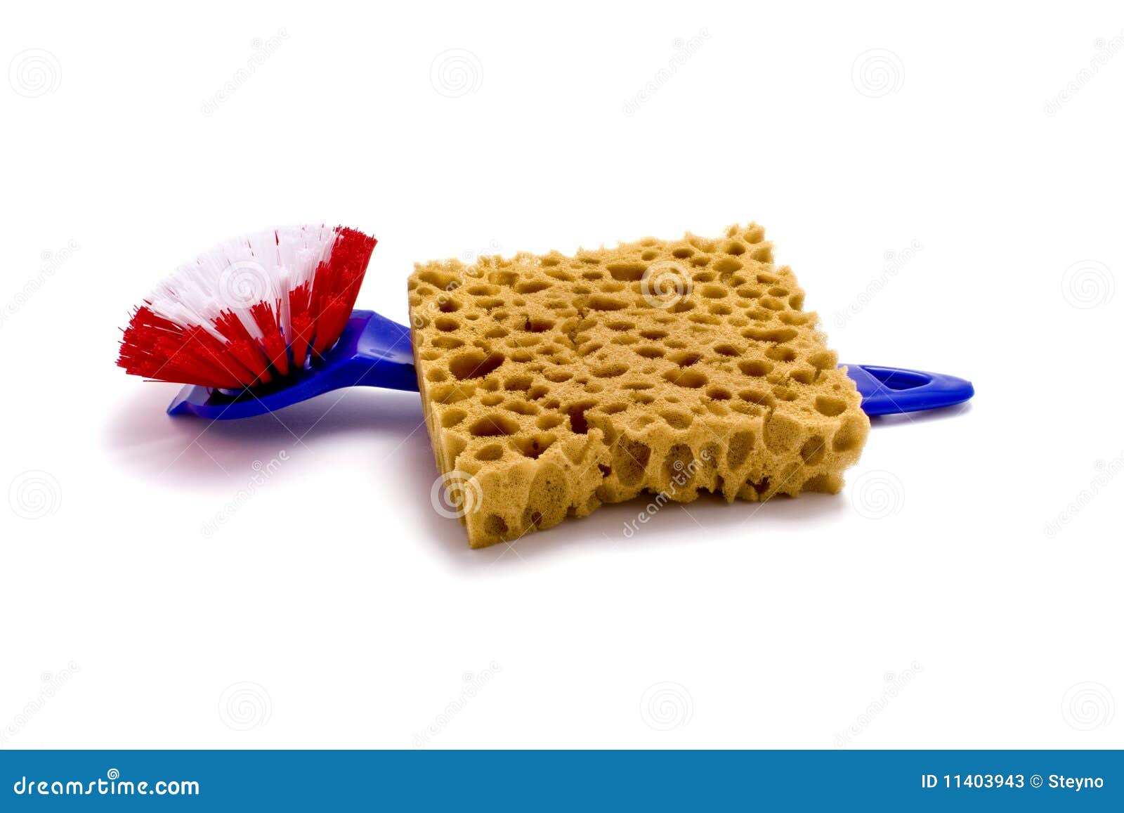 Sponge and brush stock image. Image of broom, healthcare - 11403943