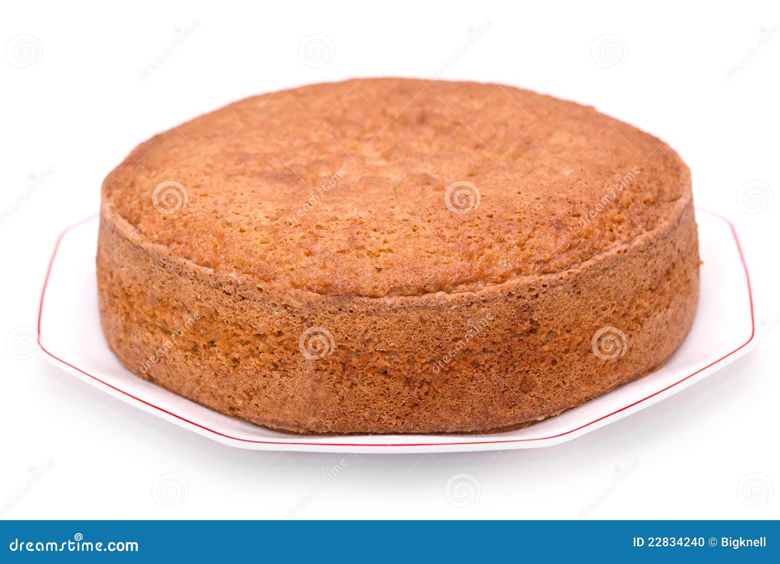Sponge cake stock photo. Image of yummy, sponge, wholesome - 22834240
