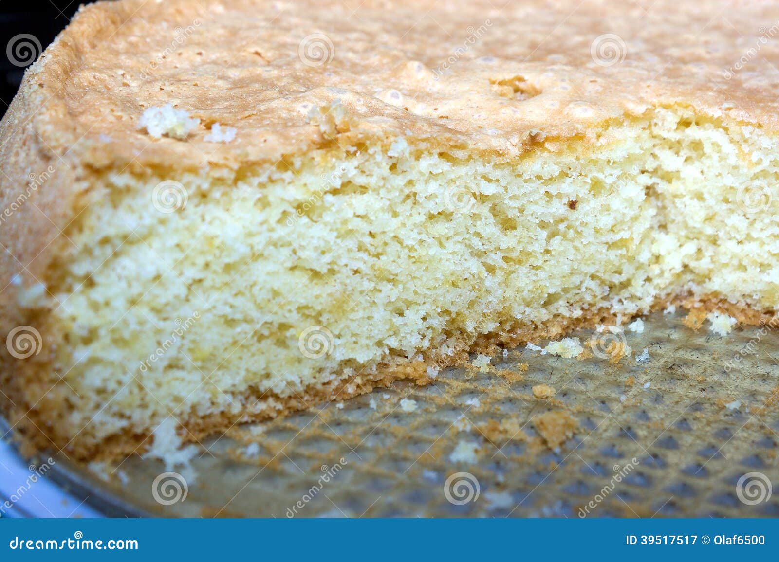 Sponge cake stock image. Image of sweet, food, fresh - 39517517