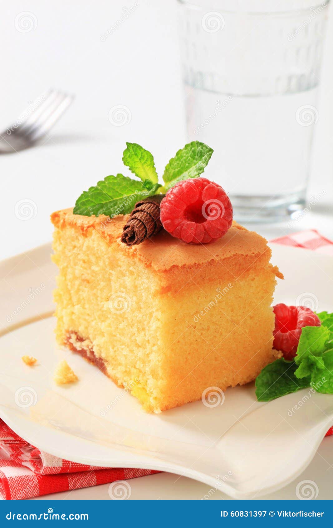 Sponge cake stock image. Image of baked, food, studio - 60831397