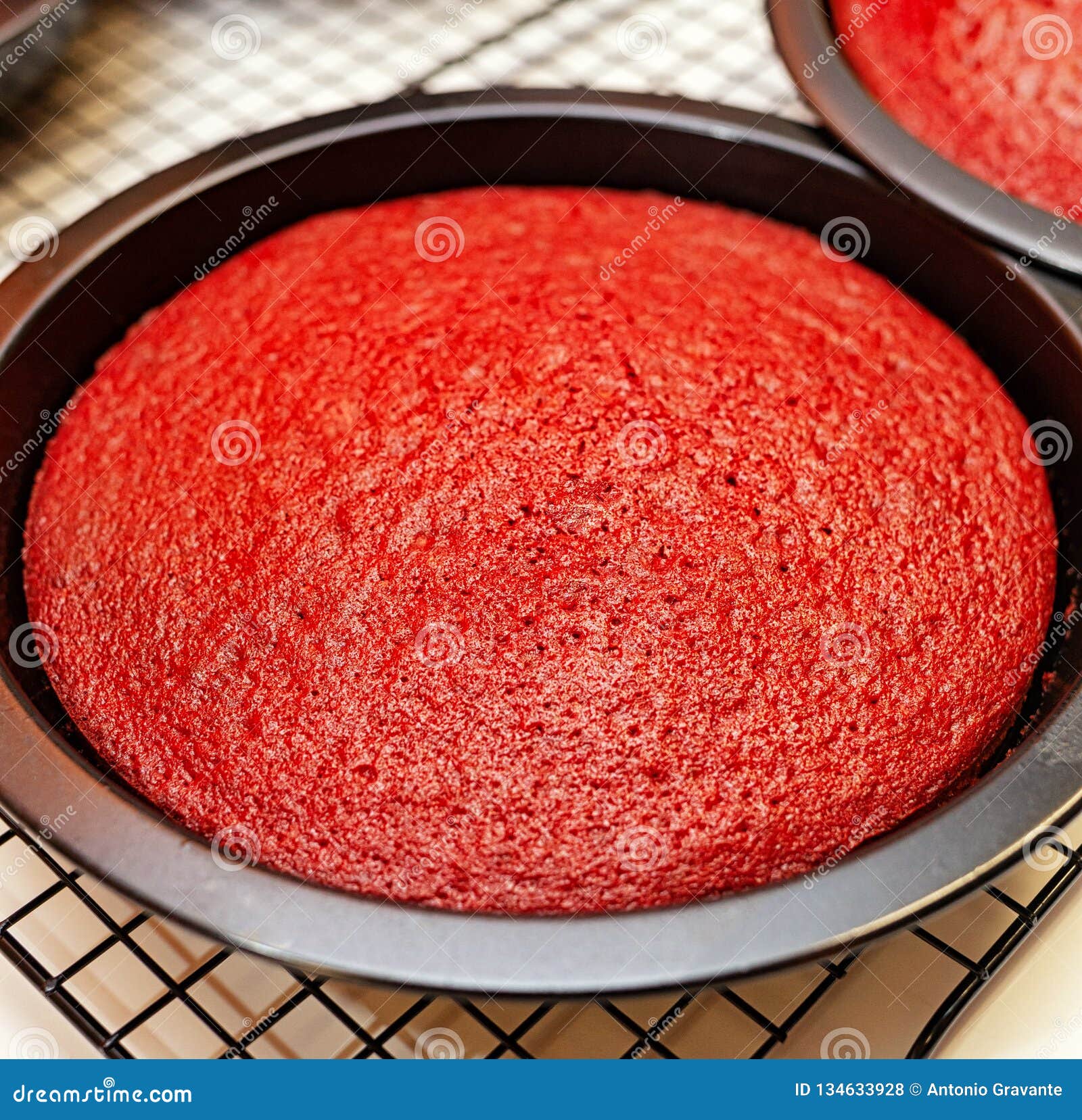 Sponge Cake for Red Velvet Cake Stock Photo - Image of nutrition, cake ...