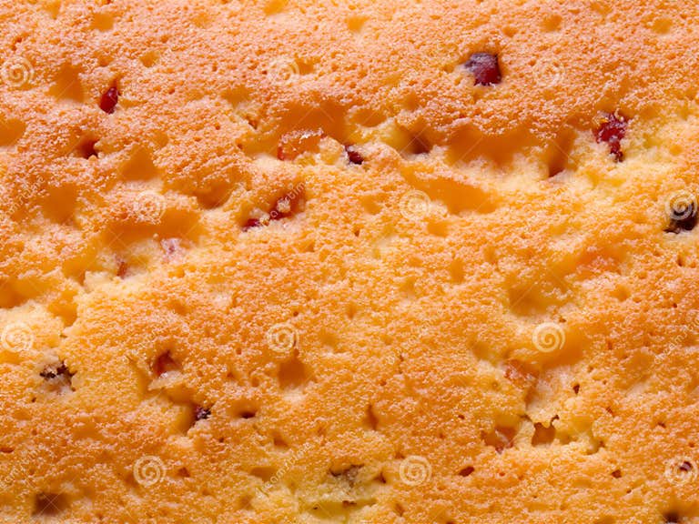Sponge Cake Texture Close Up Stock Photo - Image of slice, wheat: 312345386