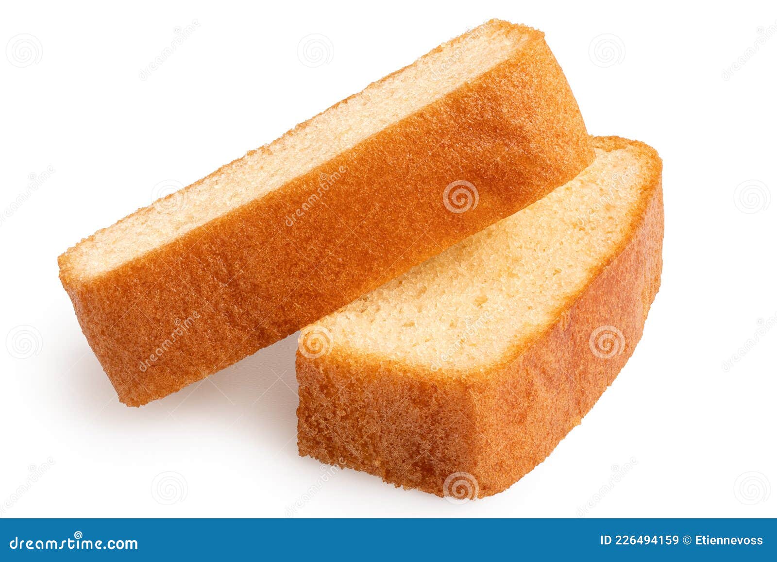 Sponge cake stock image. Image of slices, soft, rectangle - 226494159