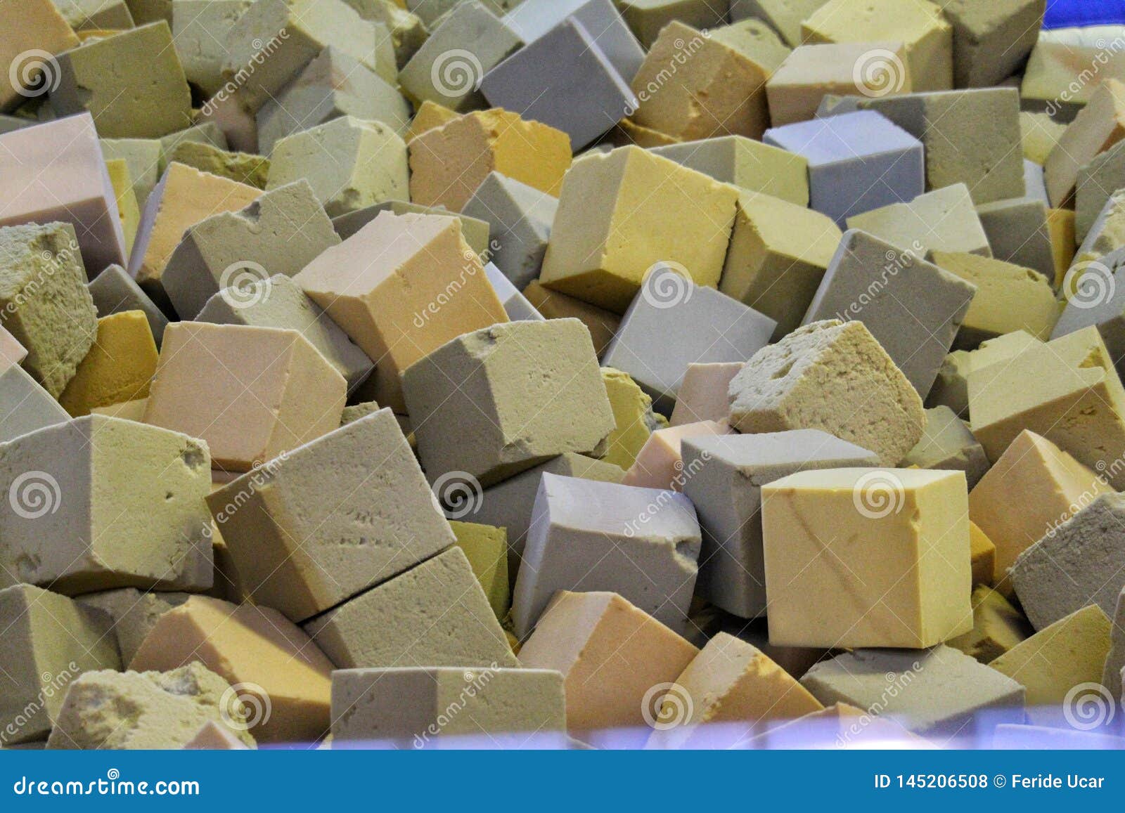 Sponge cubes stock photo. Image of shapes, pool, sponge - 145206508