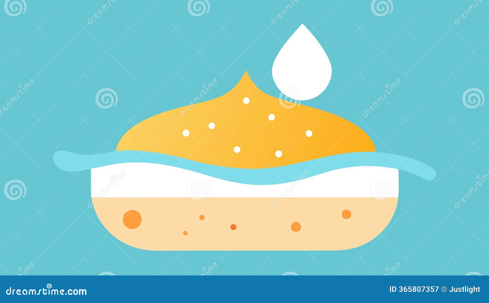 Absorption And Hydration Pictogram Icons, Nutrition Cartoon Vector ...