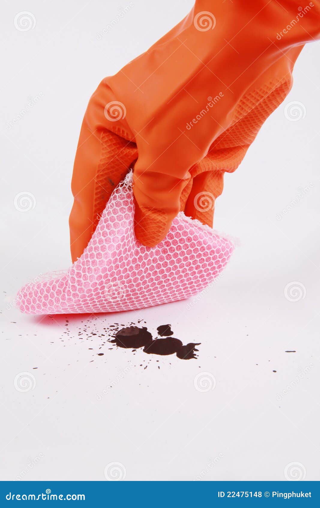 Sponge in hand stock photo. Image of maintenance, handle - 22475148