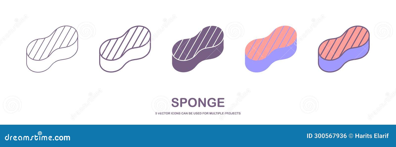 Sponge icon vector stock vector. Illustration of sponge - 300567936