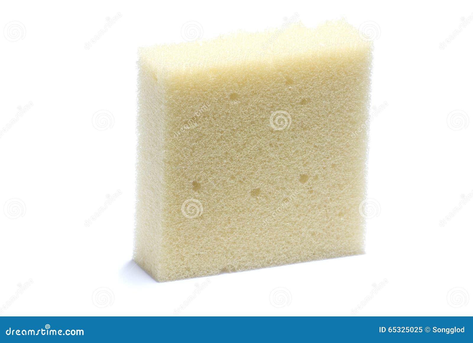Sponge Isolated on White Background Stock Image - Image of background ...