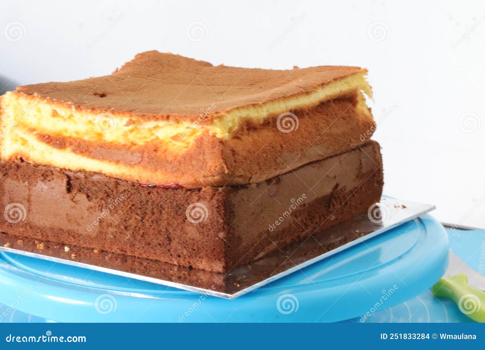 Whole Layer Sponge before Decorating Stock Photo - Image of decorating ...