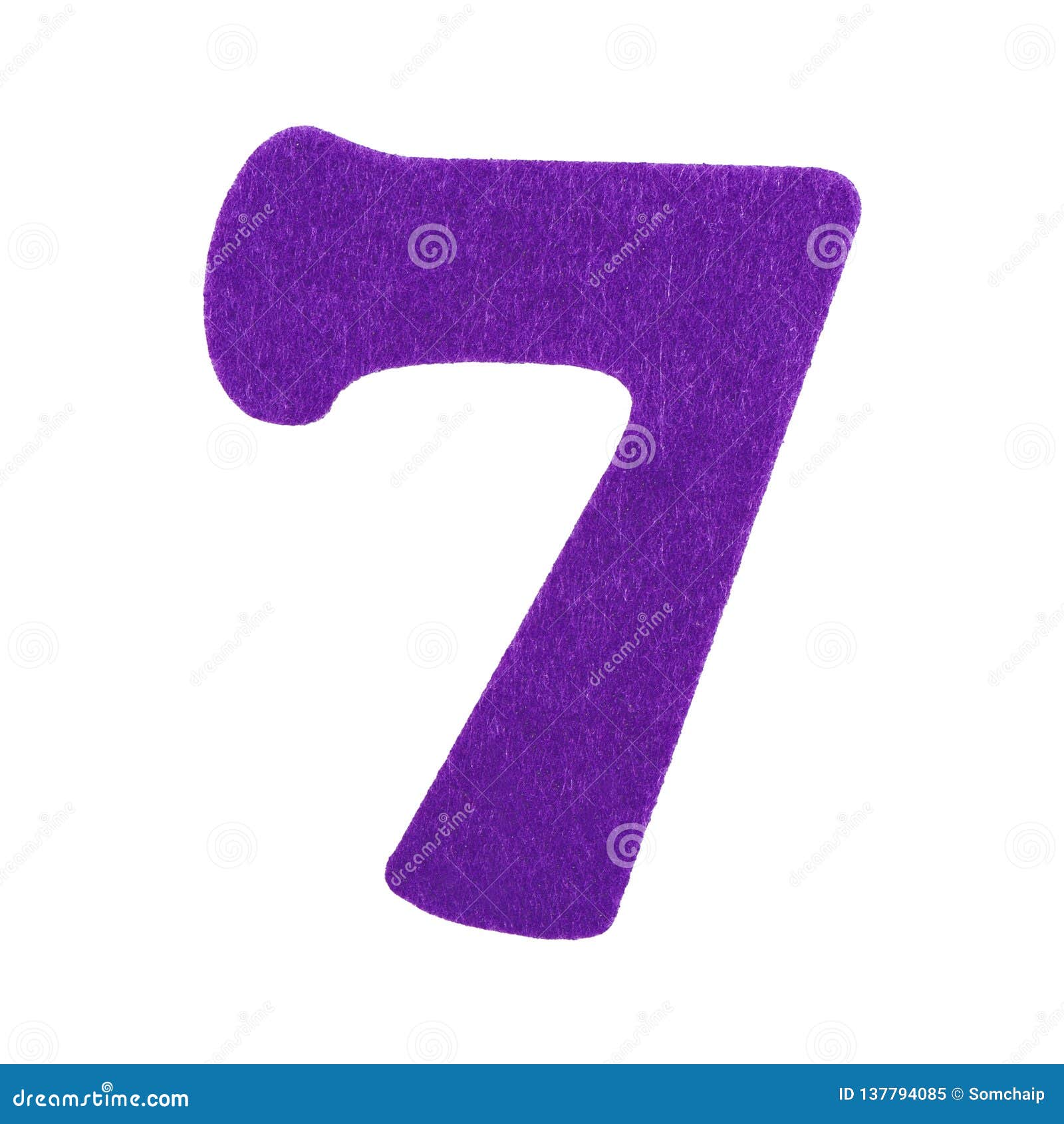 Purple Number 7