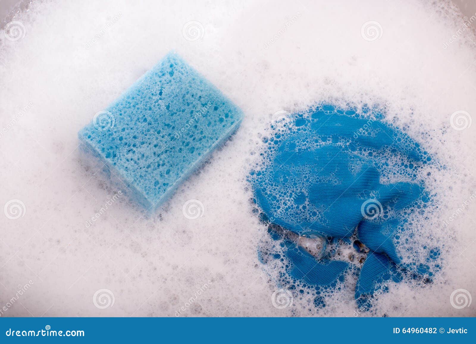 Sponge rag and foam stock photo. Image of handmade, kitchen - 64960482