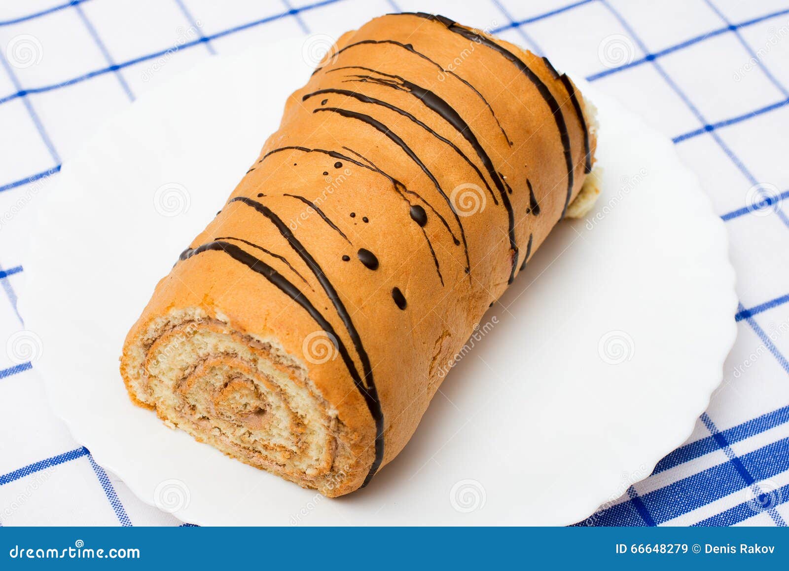 Sponge roll stock image. Image of decoration, roll, closeup - 66648279
