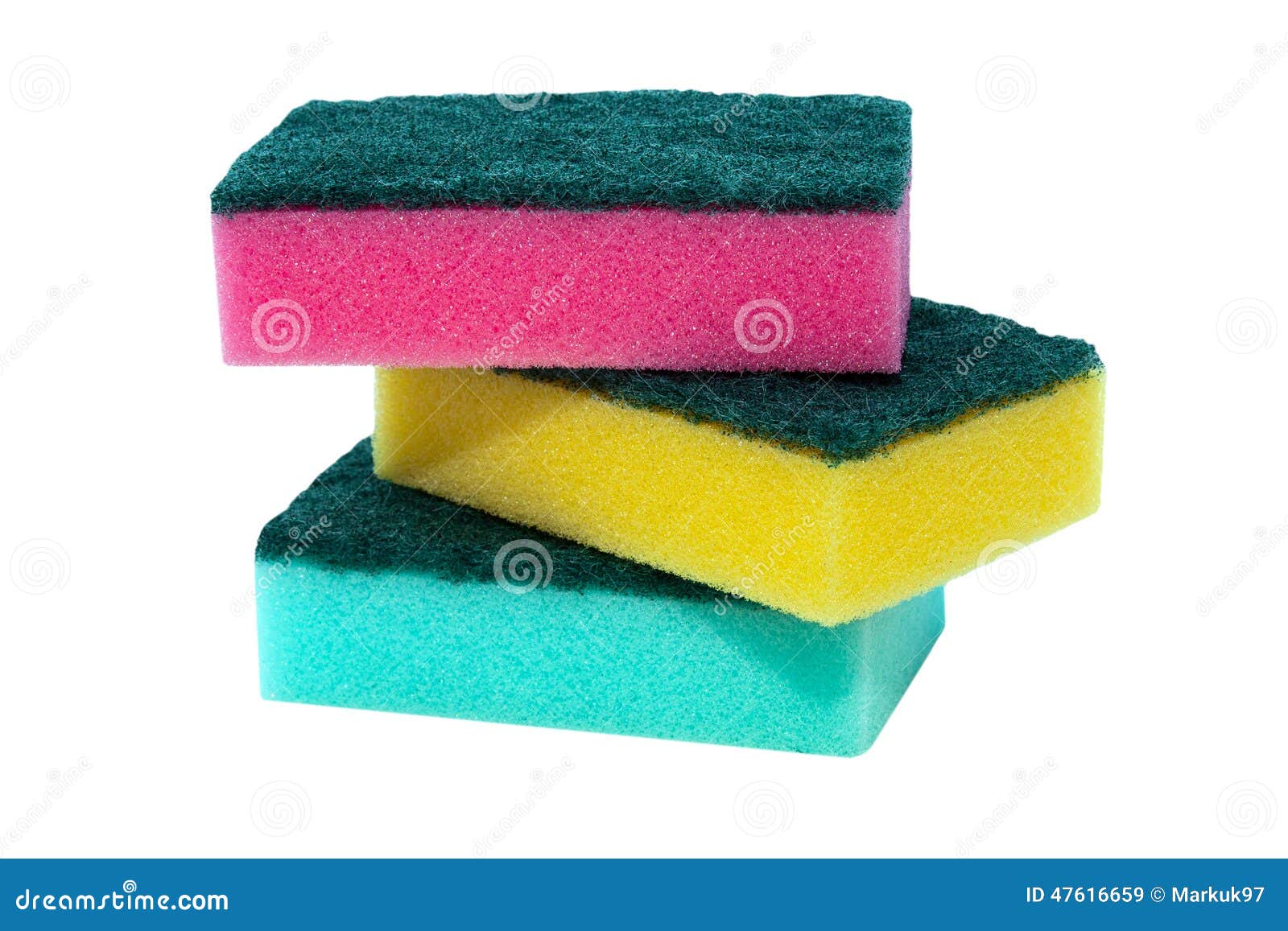 Sponge Scourer Pads stock image. Image of scrubber, housekeeping - 47616659