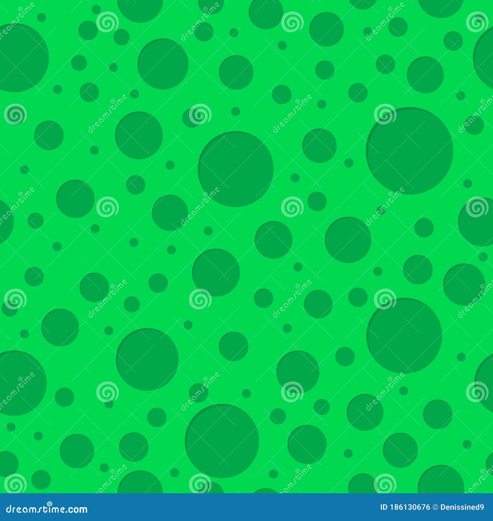 Sponge Seamless Pattern, Flat Design Template, Vector Illustration ...