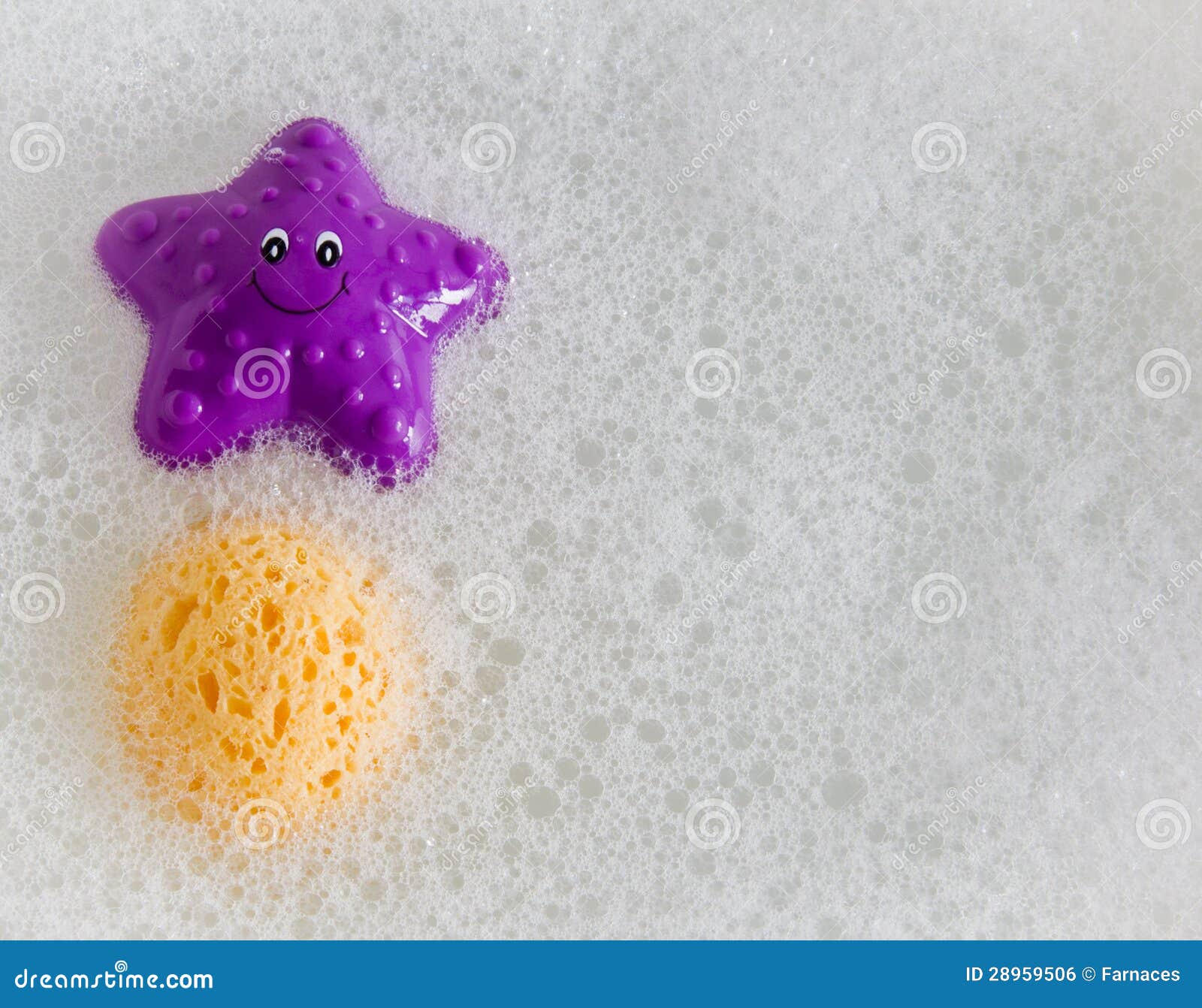 Sponge and star stock photo. Image of yellow, foam, cleansing - 28959506