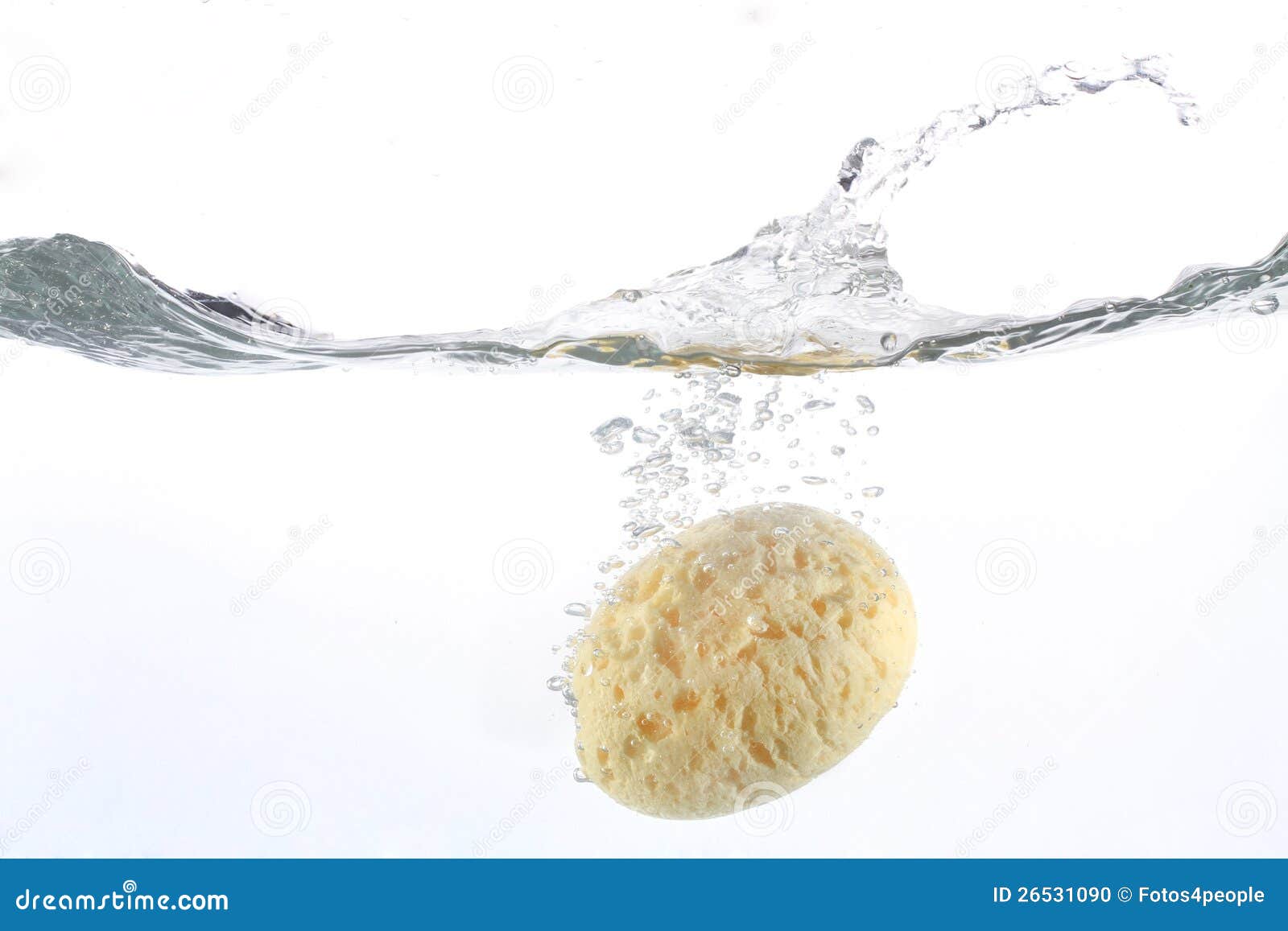 Sponge water splash stock photo. Image of hygiene, wash - 26531090