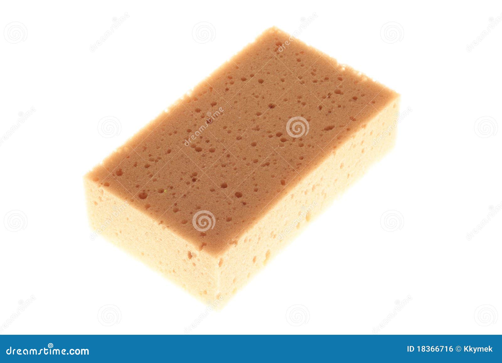 Sponge on a White Background Stock Photo - Image of white, isolated ...