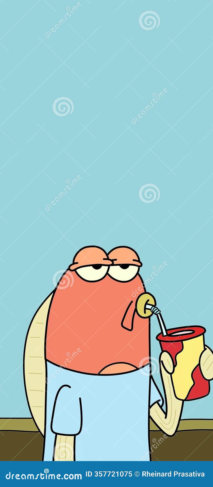 Spongebob Fish in Bikini Bottom Stock Illustration - Illustration of ...