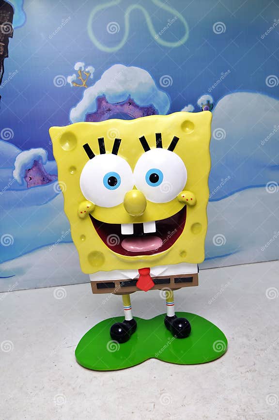 Spongebob Statue editorial stock photo. Image of doll - 19817823