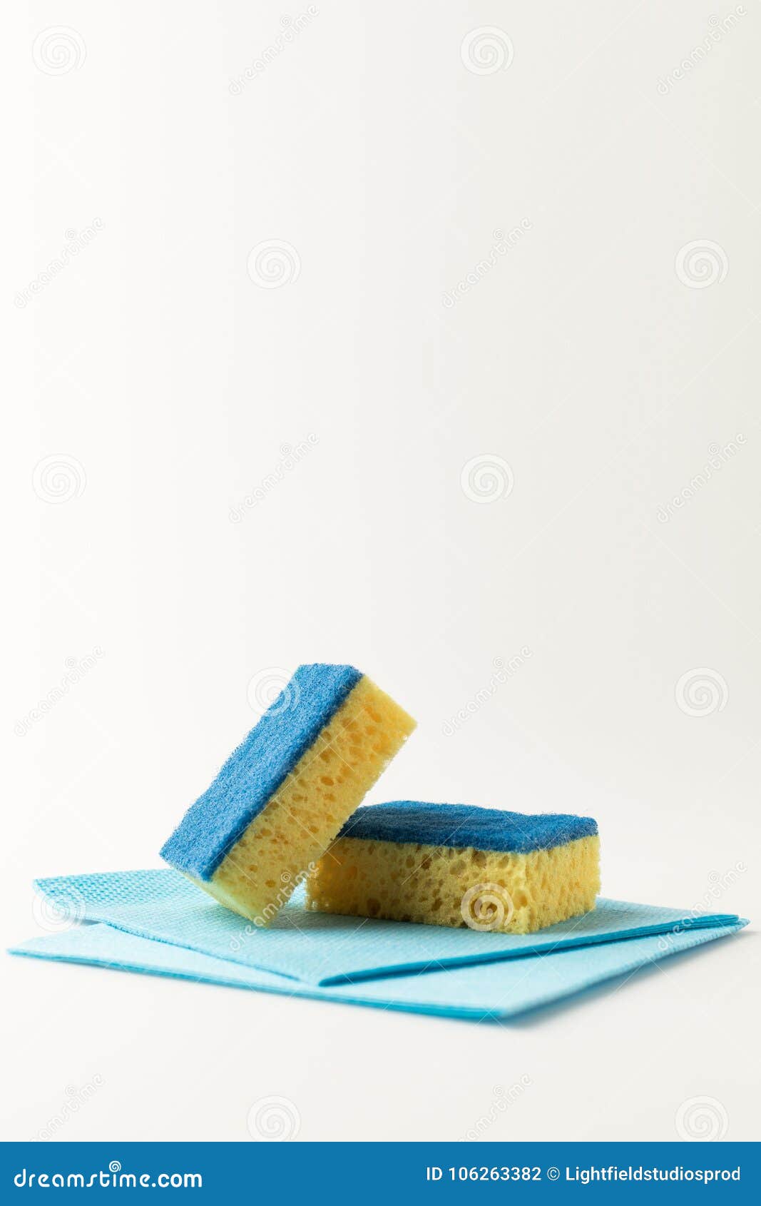 Sponges and rags stock photo. Image of disinfect, closeup - 106263382