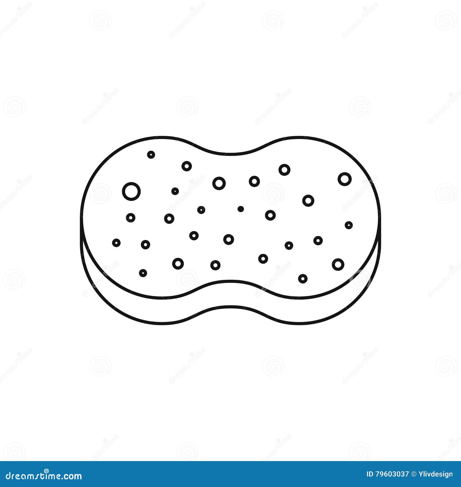 Spons Voor Waspictogram, Overzichtsstijl Vector Illustratie ...