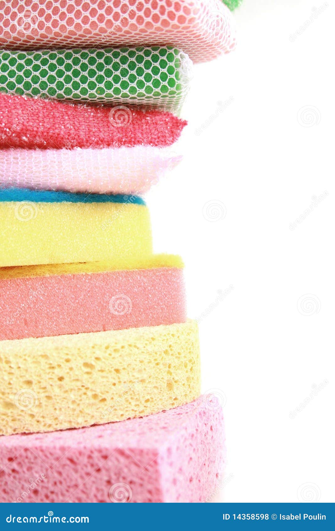 Sponsen stock foto. Image of roze, spons, zacht, schoon - 14358598