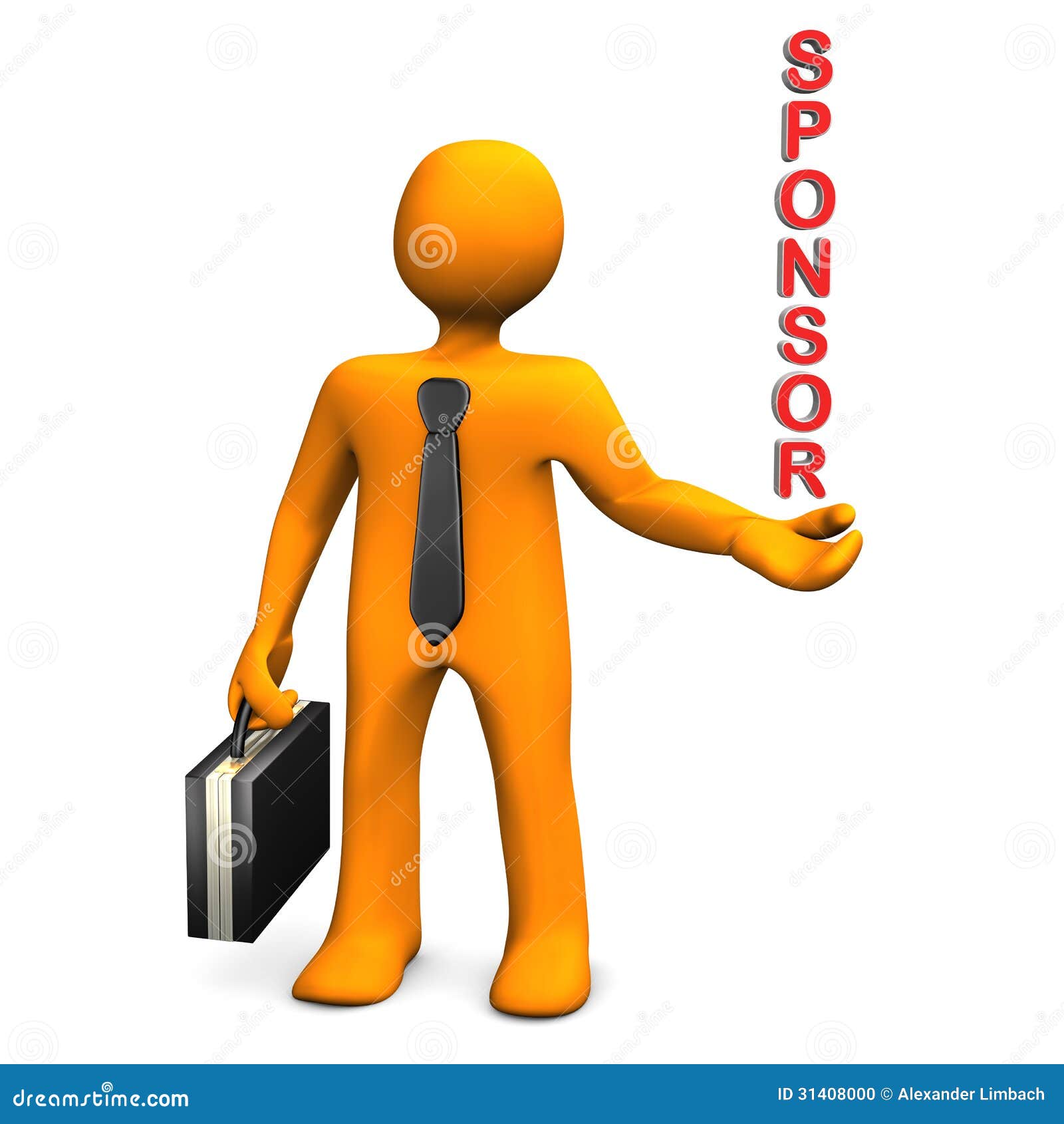 Sponsor stock illustration. Illustration of figure, information - 31408000