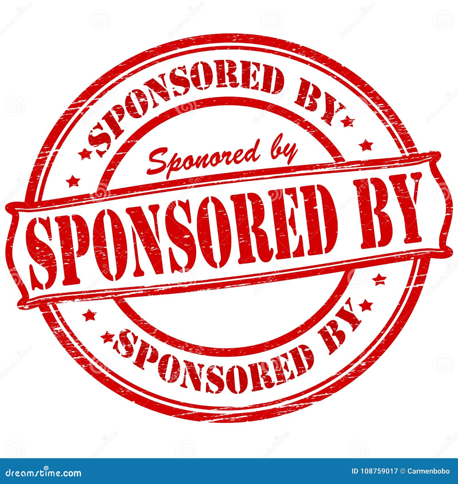 Sponsored By Royalty-Free Cartoon | CartoonDealer.com #108759017