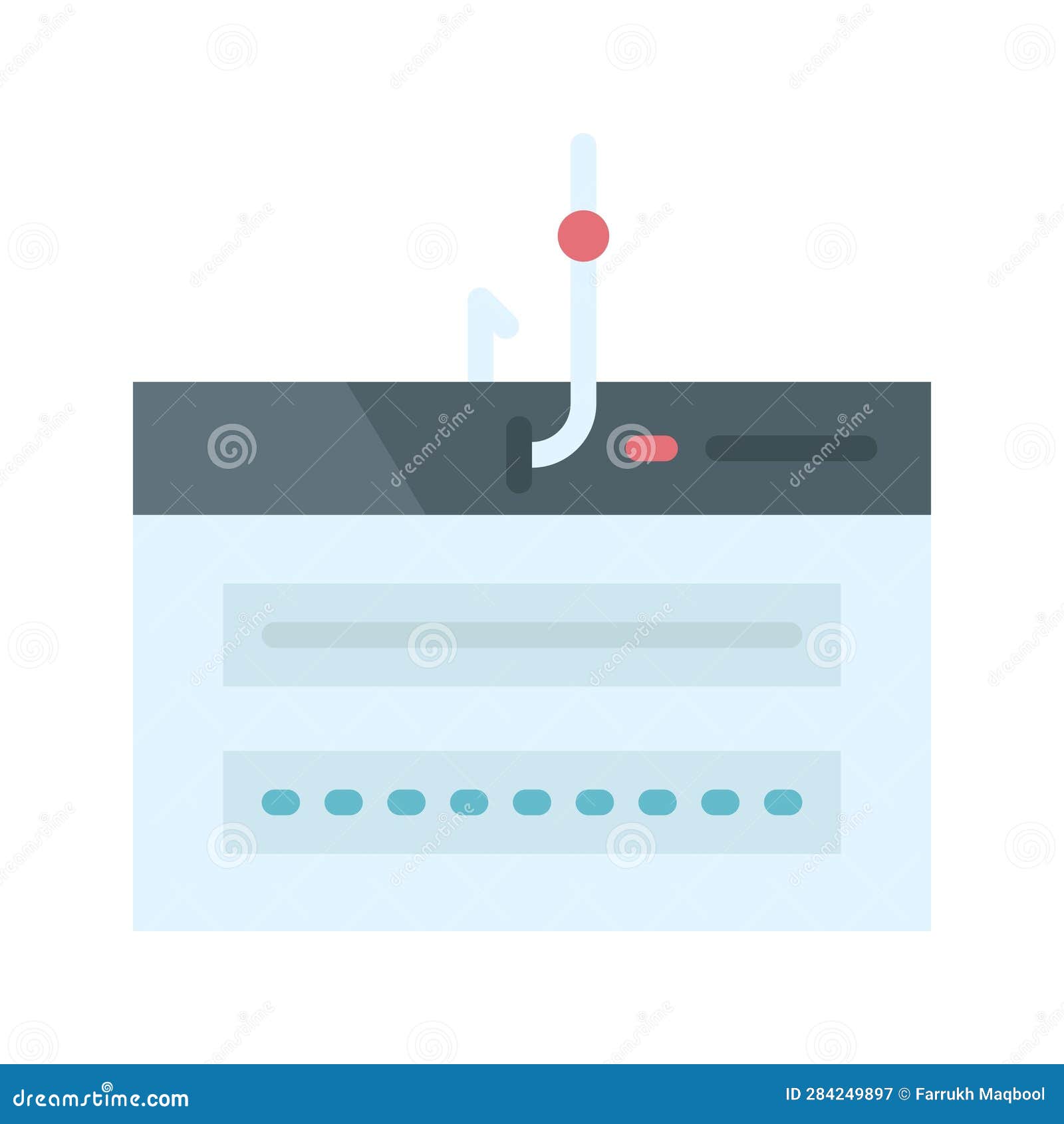 Spoofing Icon Image. stock vector. Illustration of outline - 284249897