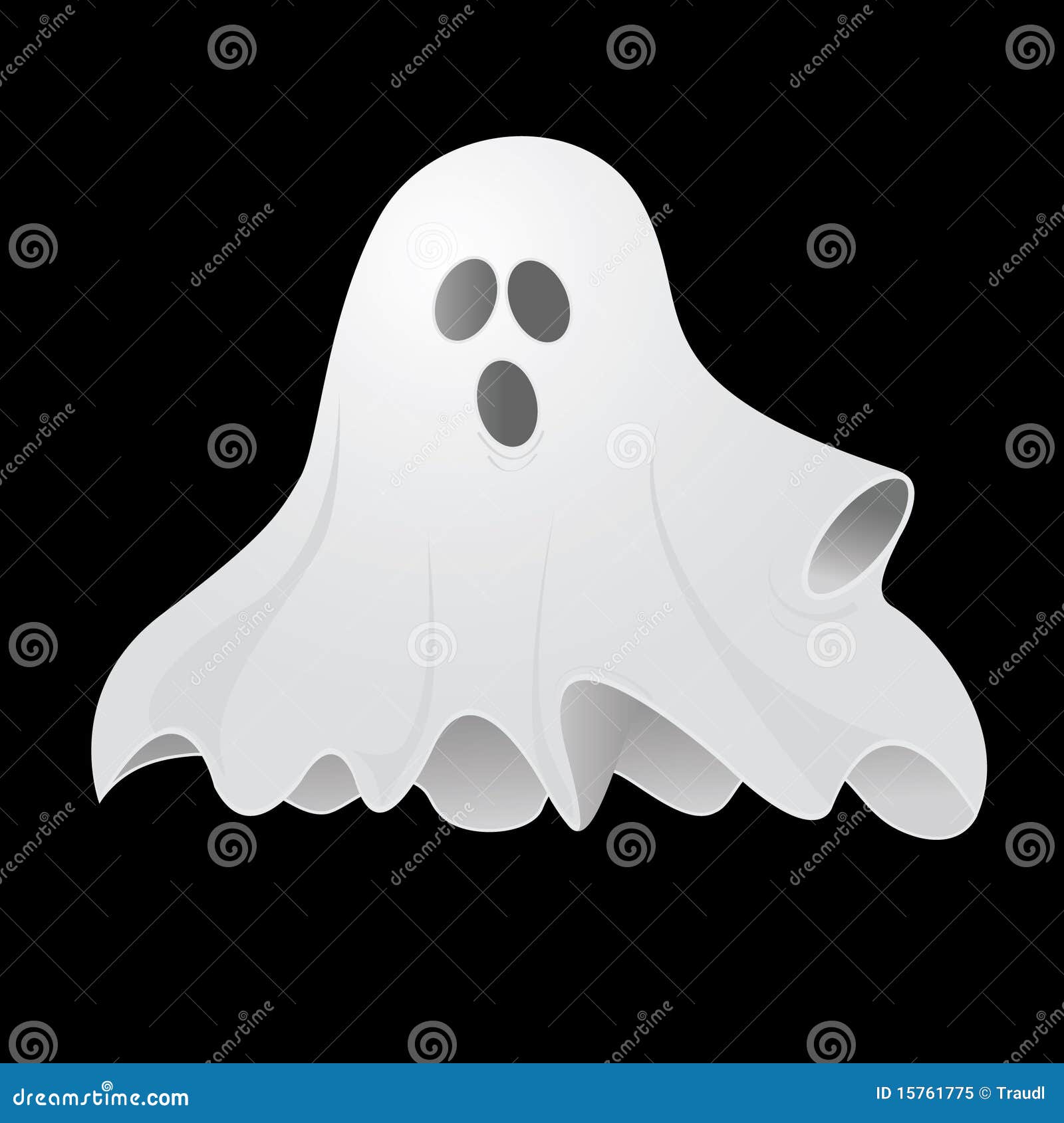 Spook stock illustratie. Illustration of vrees, kostuum - 15761775