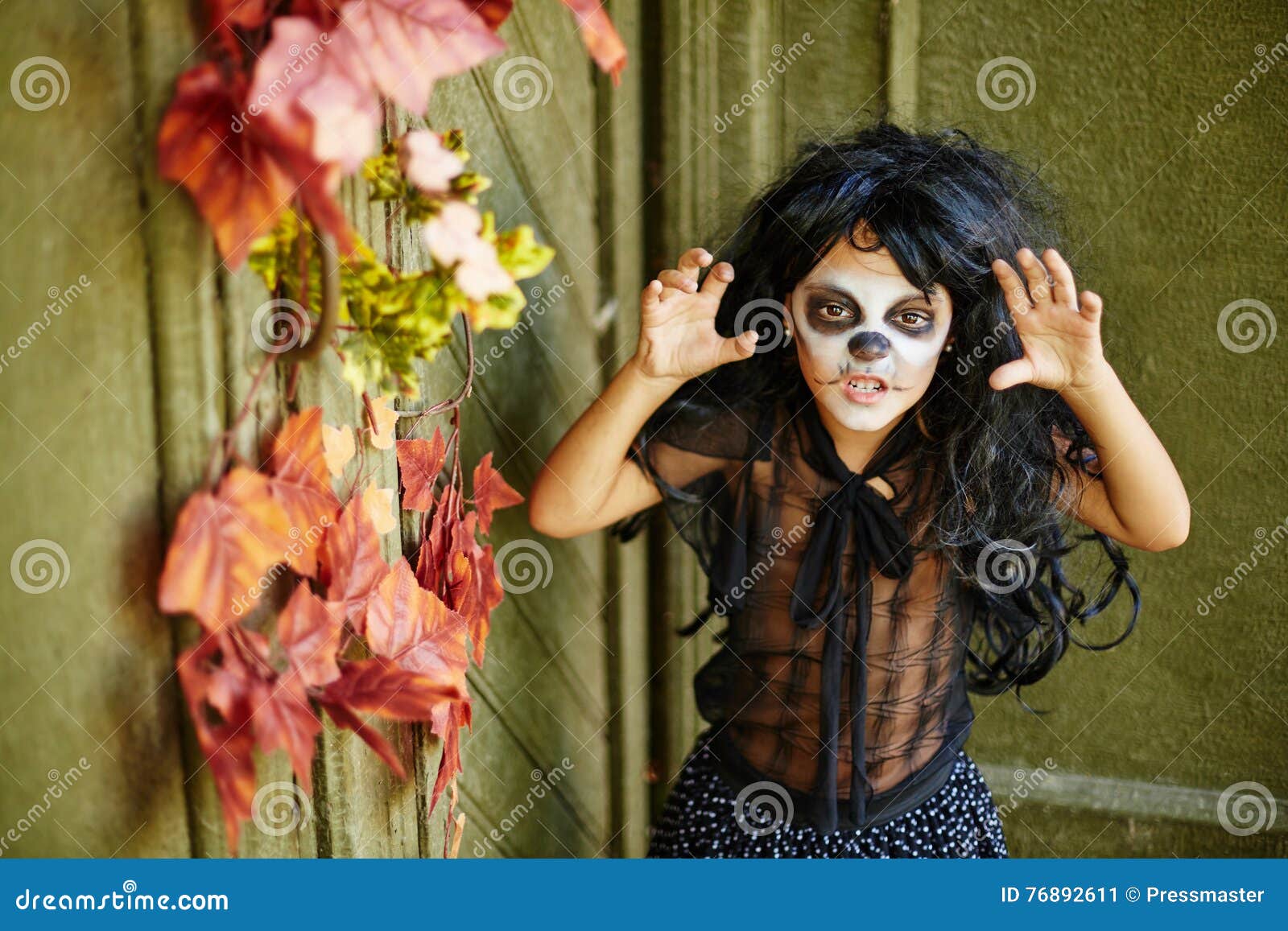Spooky and angry stock image. Image of repent, evil, girl - 76892611