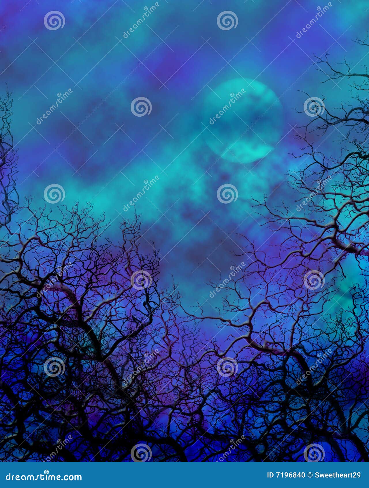 Spooky Background stock illustration. Illustration of scary - 7196840