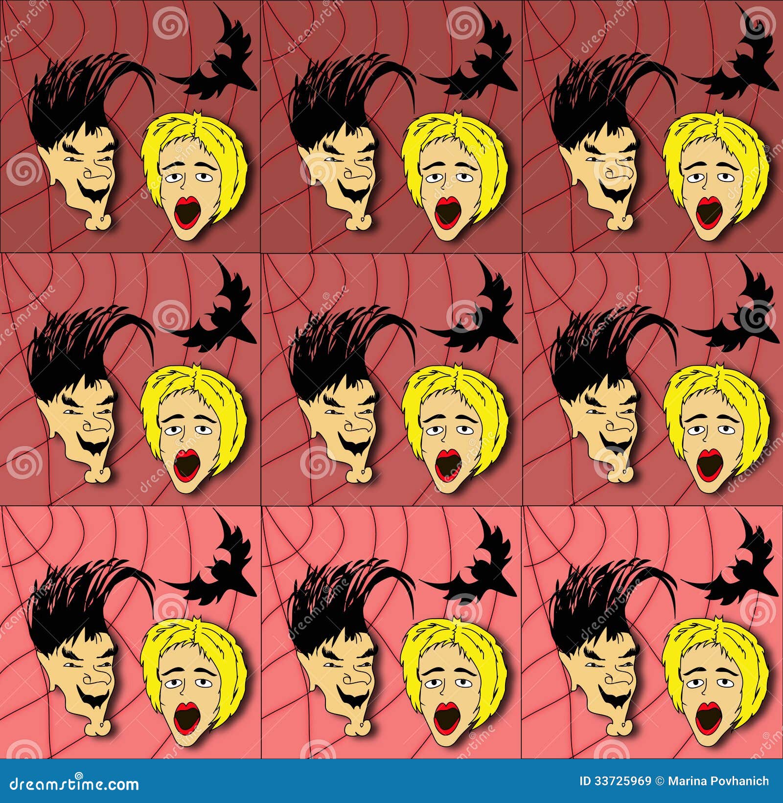 Spooky Cartoon Royalty-Free Stock Photography | CartoonDealer.com #33725969