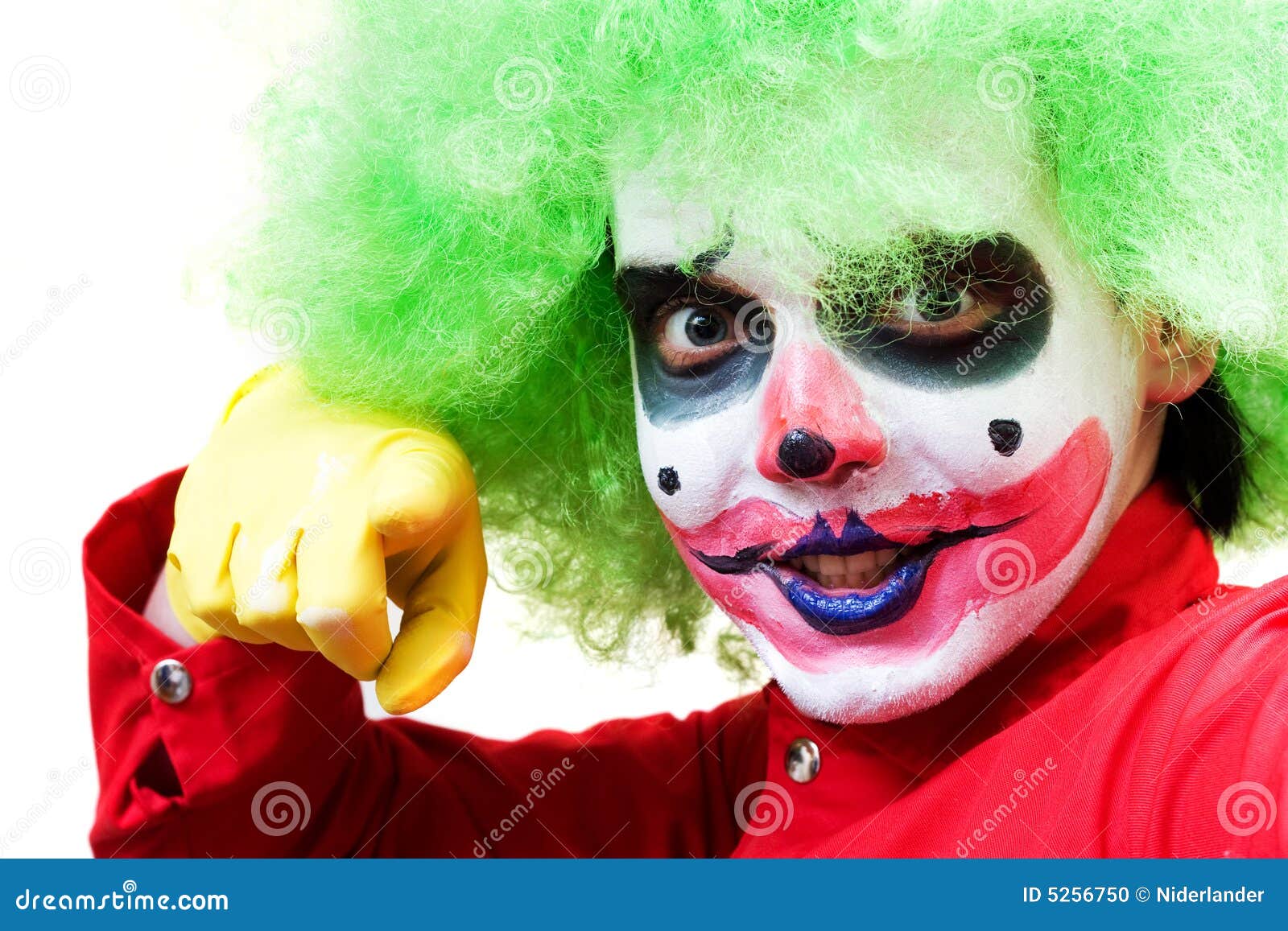 Spooky clown stock photo. Image of characters, spooky - 5256750