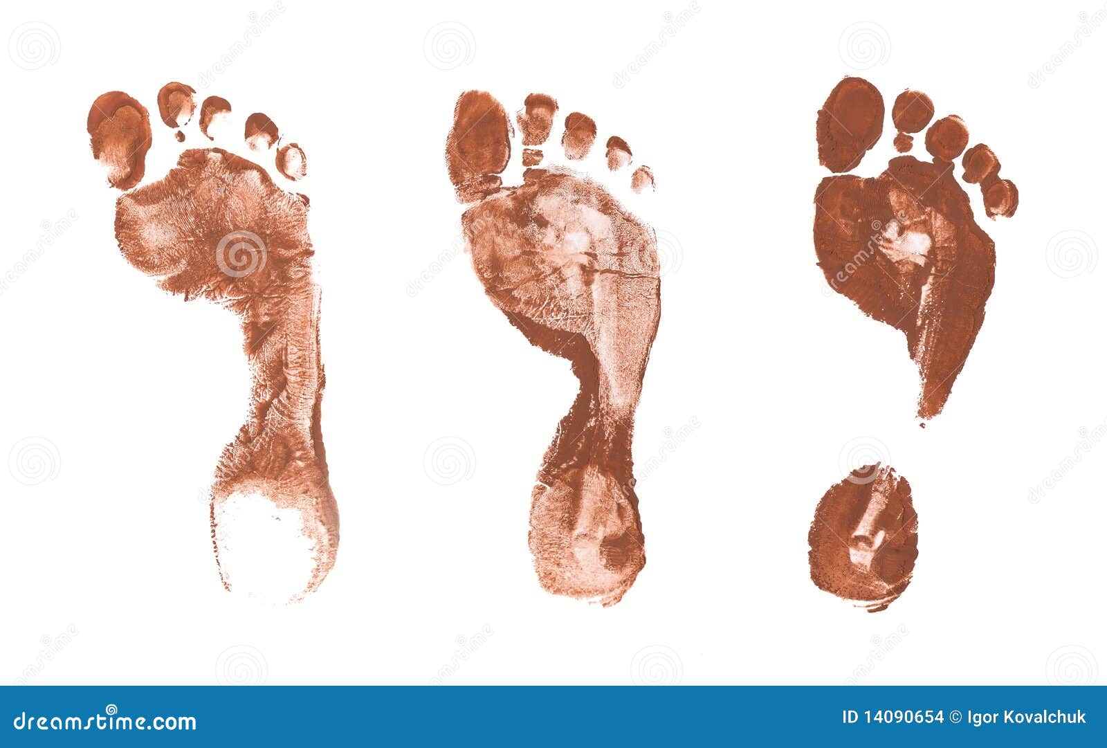 Spooky foot prints stock photo. Image of fingers, childhood - 14090654